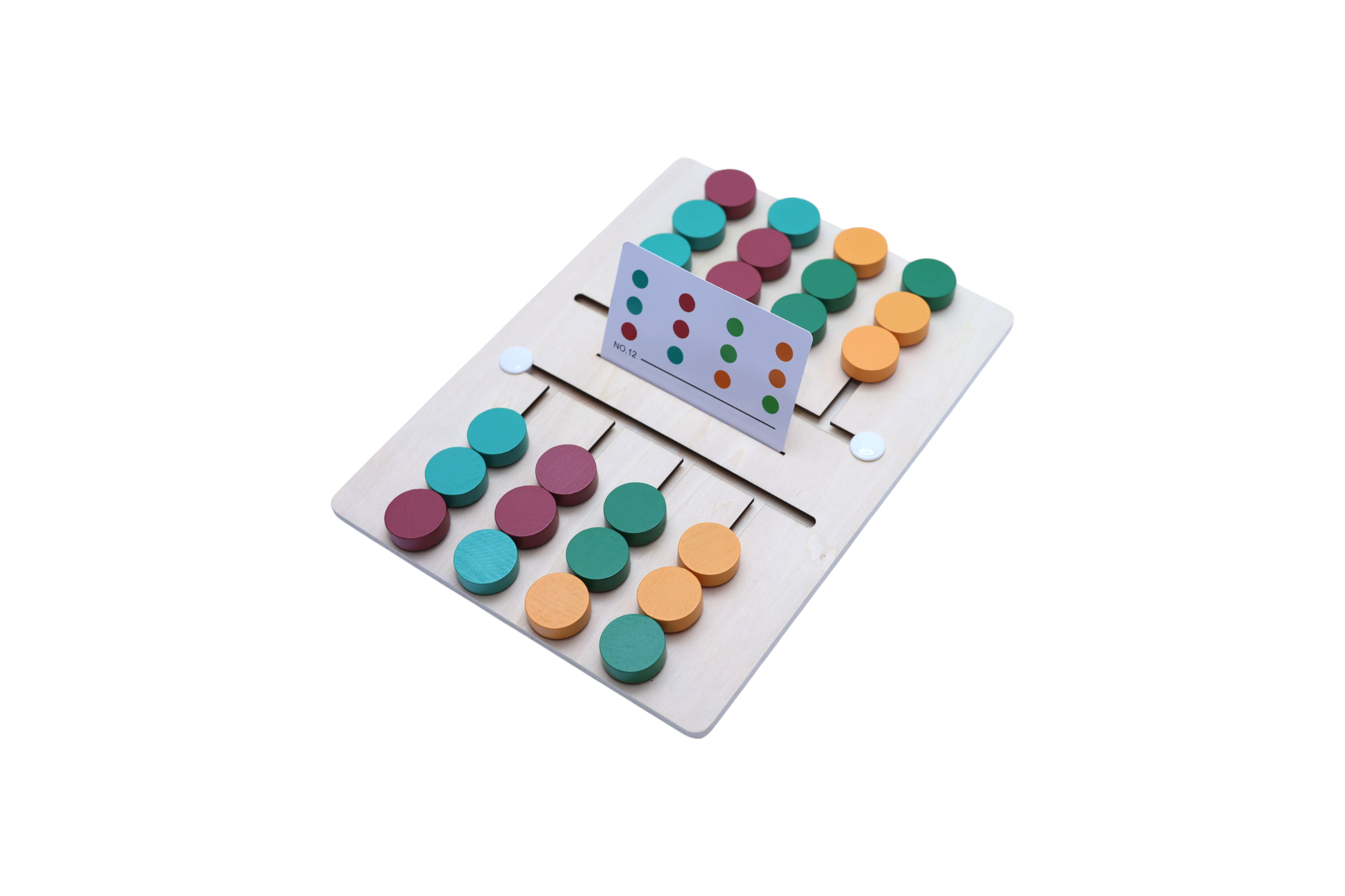 Wooden Color Sorting Board for Toddlers – Montessori Educational Toy ...